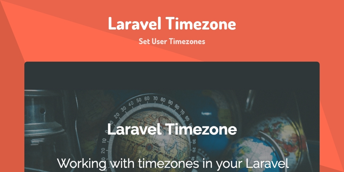 Laravel Timezone Set User Timezones Made With Laravel